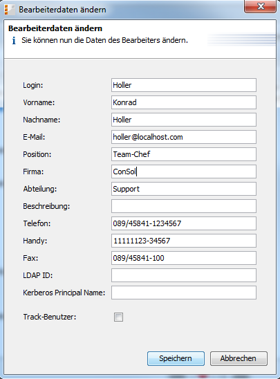 LDAP-Authentifizierung in ConSol CM
