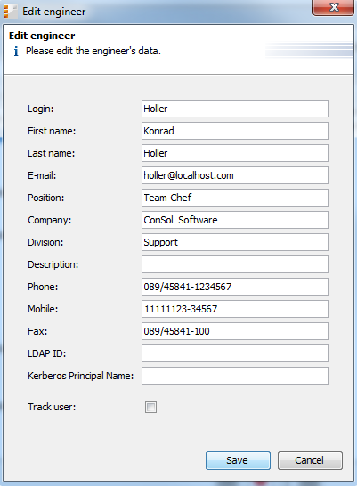 ConSol CM LDAP Authentication